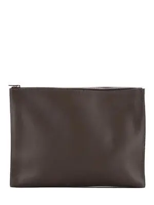 HERMES Gm Zipengo Pouch Evercolor - Brown