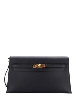 Hermès Kelly Elan Shoulder Bag Epsom - Black