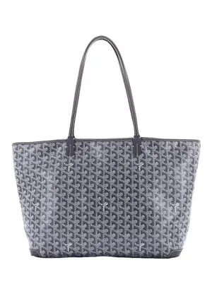 GOYARD Mm Artois Tote Coated Canvas - Black/ Grey