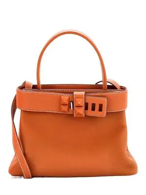 HERMES Medor Handbag Togo - Brown