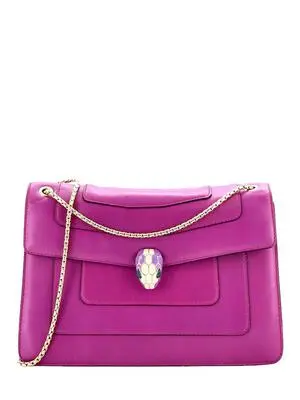 BVLGARI Medium Serpenti Forever Shoulder Bag - Pink