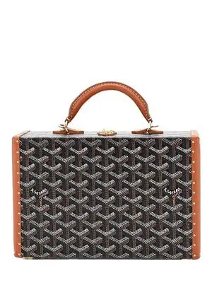 GOYARD Pm Grand Hotel Trunk Bag Coated Canvas - Brown