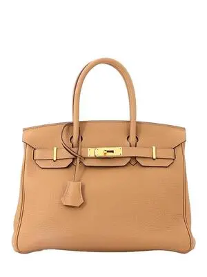 HERMES Birkin 30 Handbag - Biscuit