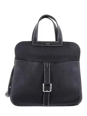 HERMES 31 Halzan Bag Clemence - Black