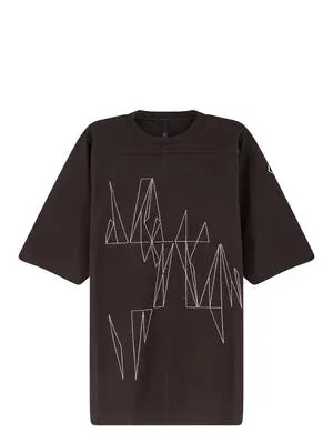 MONCLER + RICK OWENS Jumbo Cotton Tshirt - Brown