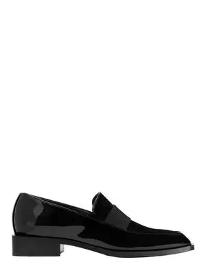 GIUSEPPE ZANOTTI Square-toe Loafers - Black