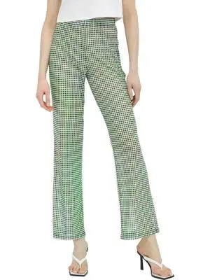 RÉSUMÉ Checked Trousers - Green