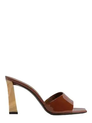 GIUSEPPE ZANOTTI Talia Square-toe Sandals - Brown