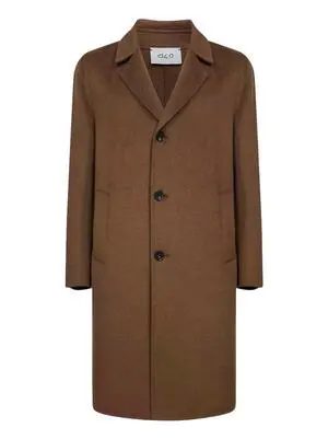 D4.0 Three-button Coat - Brown