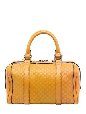 Gucci Small Microissima Joy Boston Satchel - Yellow