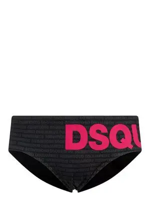 Dsquared2 Logo-print Swim Trunks - Black