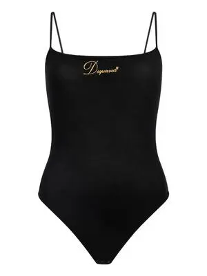 Dsquared2 Signature Square-neck Bodysuit - Black
