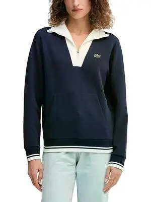 Lacoste Quarter-zip Sweatshirt - Blue
