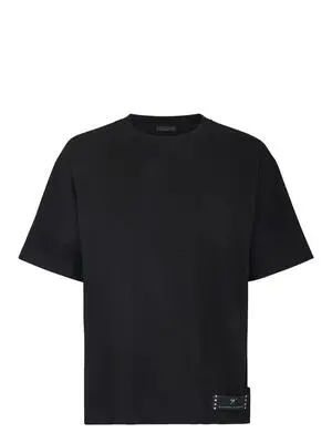 GIUSEPPE ZANOTTI Lr-66 Label-detail T-shirt - Black