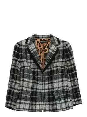Dolce & Gabbana Tartan Jacket - Grey