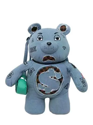 SPRAYGROUND Shark Teddy Money Bear Backpack - Blue
