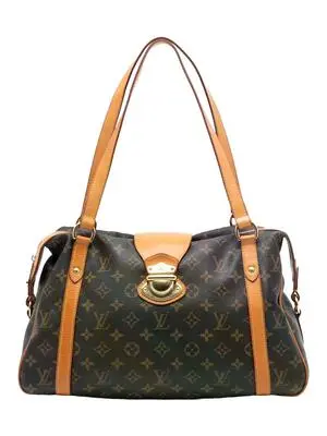 LOUIS VUITTON 2009 Monogram Stresa Pm Shoulder Bag - Brown