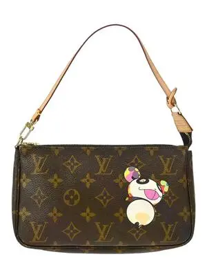LOUIS VUITTON 2004 Panda Monogram Pochette Accessories