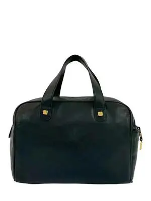 Loewe Anagram Leather Handbag - Black