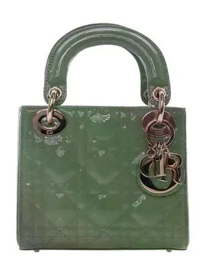 Dior 2020 Mini Cannage Lady Satchel - Green