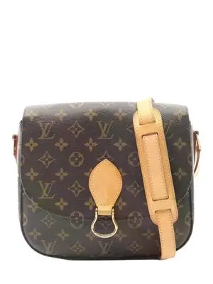 LOUIS VUITTON 2006 Monogram Saint Cloud Gm Crossbody Bag - Brown