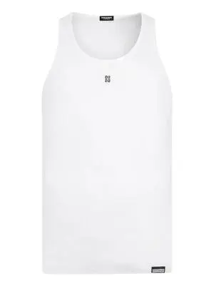 Dsquared2 Crew-neck Tank Top - White
