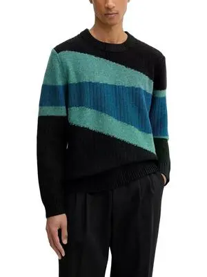 Paul Smith Striped Sweater - Black