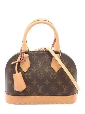 LOUIS VUITTON 2021-2026 Monogram Alma Bb Satchel - Brown