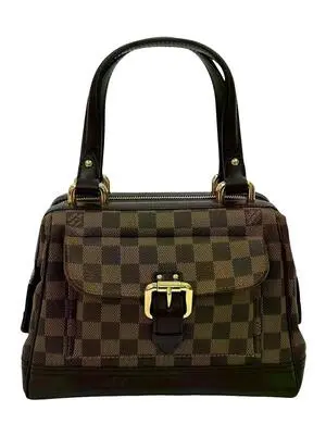 LOUIS VUITTON 2008 Damier Ebene Knightsbridge Handbag - Brown