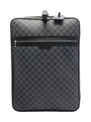LOUIS VUITTON 2009 Damier Graphite Pegase 55 Travel Bag - Black