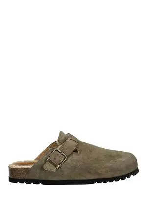 DR. SCHOLL'S SHOES Suede Buckle Mules
