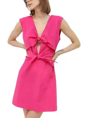 SILVIAN HEACH Sleeveless Mini Dress - Pink