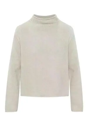 LISA YANG Funnel-Neck Long Sleeve Sweater