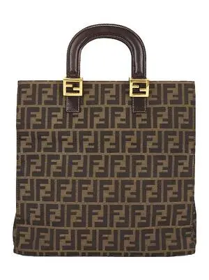 FWRD RENEW Fendi Ff Zucca Shopper Tote Bag - Brown