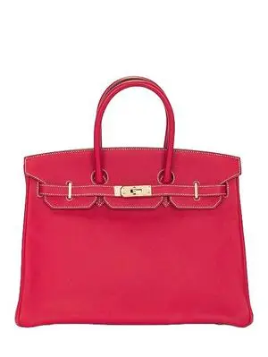 FWRD RENEW Hermes Epsom Birkin 35 Handbag - Rouge