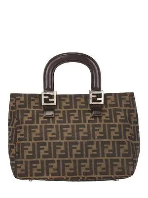 FWRD RENEW Fendi Zucca Handbag - Brown