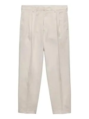 Prada Wide-leg Sartorial Trousers - Neutrals