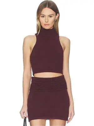NAKEDVICE The Kairo Top - Plum