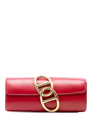 Hermès 2016 Tadelakt Egee Clutch - Red