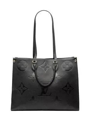 LOUIS VUITTON 2021-2025 Monogram Empreinte Onthego Gm Satchel - Black