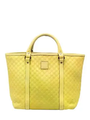 Gucci 2000-2015 Sima Tote Bag - Yellow