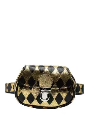 Gucci Metallic Calfskin Belt Bag - Black