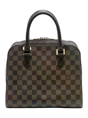 LOUIS VUITTON 2003 Damier Ebene Triana Handbag - Brown