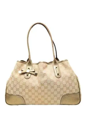 Gucci Gg Canvas Princy Tote Bag - Brown