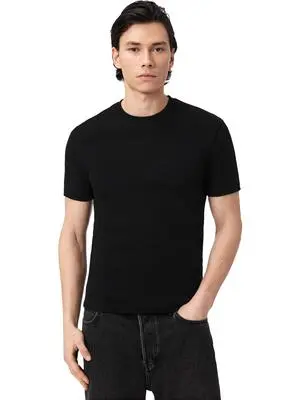 ALLSAINTS Theo Short Sleeve Crew - Black
