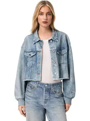 ALLSAINTS Anders Terry Illusion Shacket