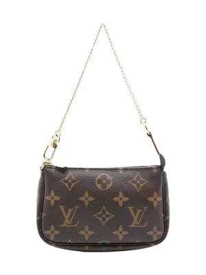 LOUIS VUITTON 2020 Monogram Mini Pochette Accessoires - Brown