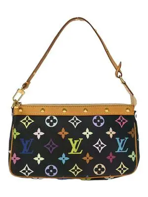 LOUIS VUITTON 2003 Pochette Accessories Shoulder Bag - Black
