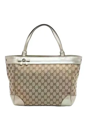 Gucci Gg Canvas Mayfair Tote - Brown