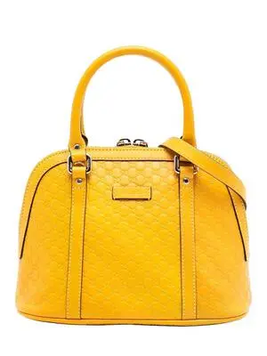 Gucci Mini Microissima Dome Satchel - Yellow